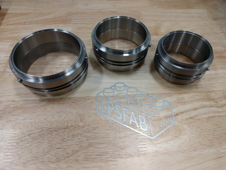 4.0” Titanium Weld Ferrule Side with Pins – LPSFAB